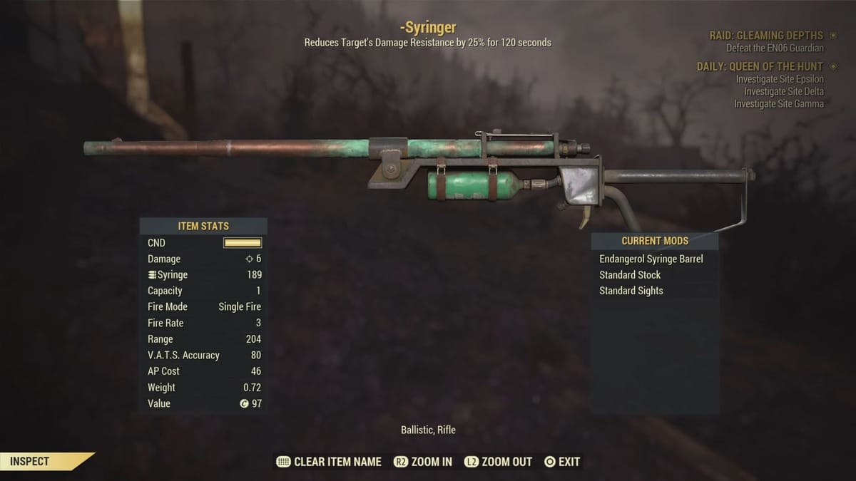 How to solo EN06 Guardian in Fallout 76