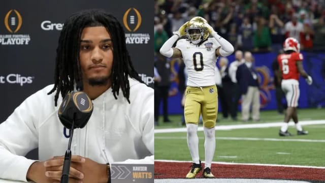 Is Xavier Watts playing in the CFP national championship? Notre Dame ...