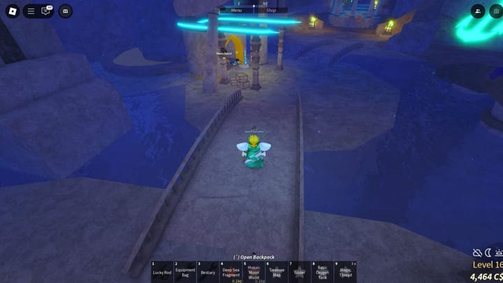 How to open the Kraken Pool in Fisch