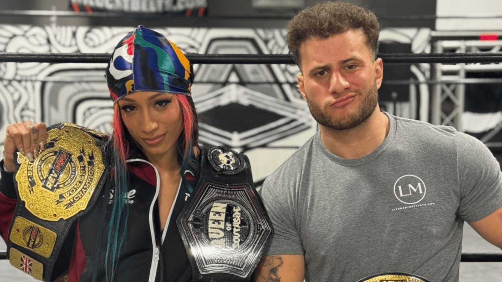 [Photos] MJF and Mercedes Mone unexpectedly meet outside AEW