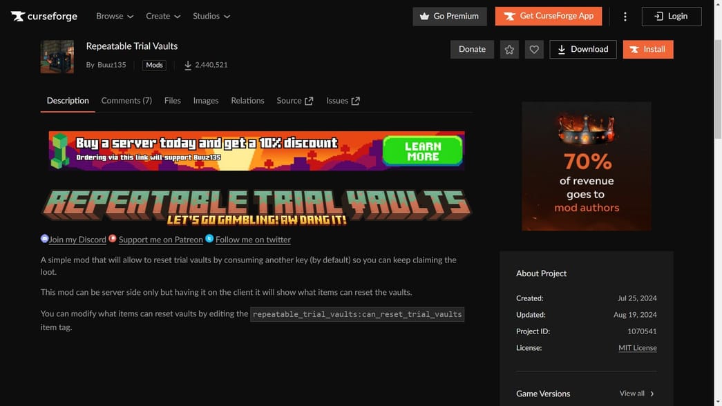 This Minecraft mod makes trial chambers even more lucrative
