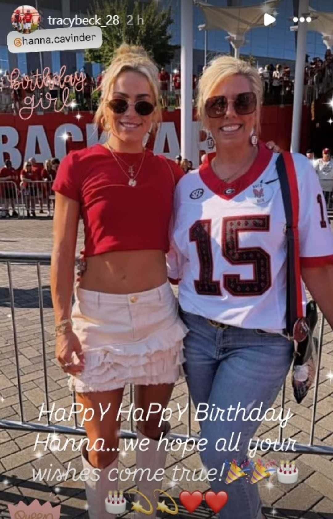 Snap: Carson Beck's mom Tracy shares heartwarming wish for GF Hanna ...