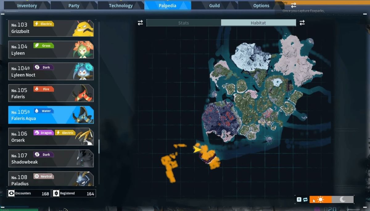 Faleris Aqua in Palworld: Where to find, best skills, and more