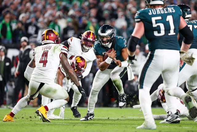 3 matchups that could make or break Commanders vs Eagles feat. Jalen ...