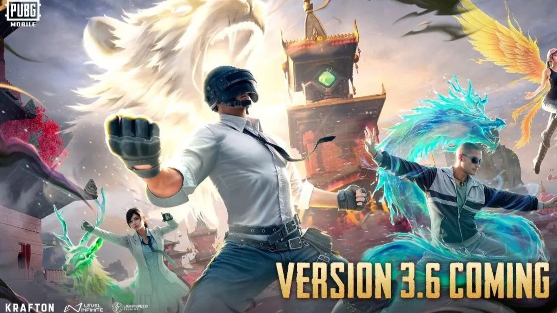 Sacred Quartet theme mode: PUBG Mobile 3.6 update Sacred Quartet theme mode: New map areas ...