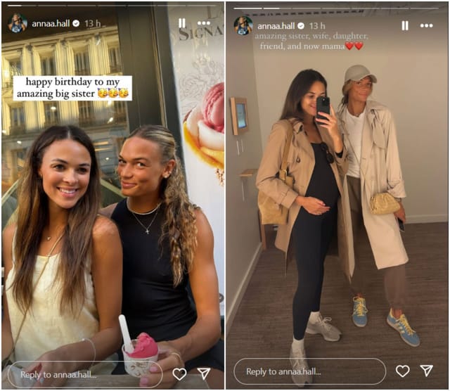 Anna Hall makes her feelings known with a heartfelt note for her sister ...