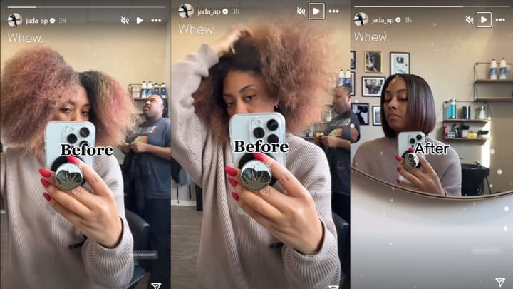 Chris Paul's wife Jada Paul gives 1-word reaction as she shows off afro ...