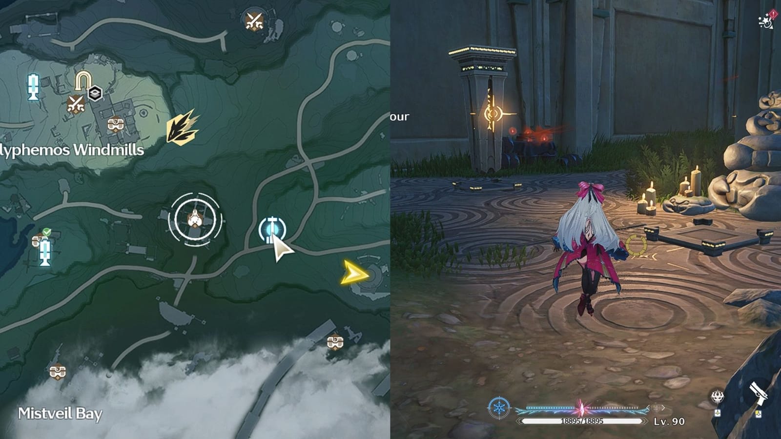 Wuthering Waves: All Hallowed Reach Three Fratellis' Challenge locations