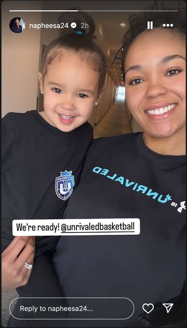 Napheesa Collier drops 2-word reaction in selfie with daughter Mila ...