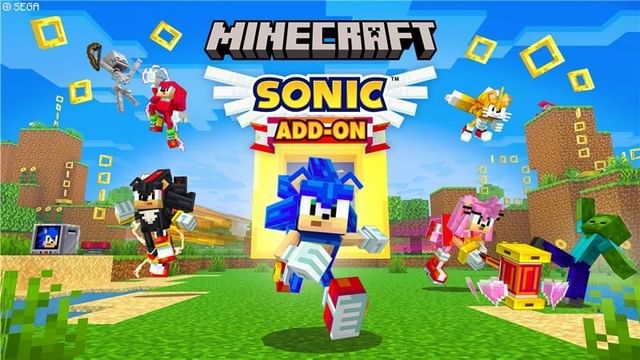 Minecraft releases Sonic Add-On for Bedrock Edition