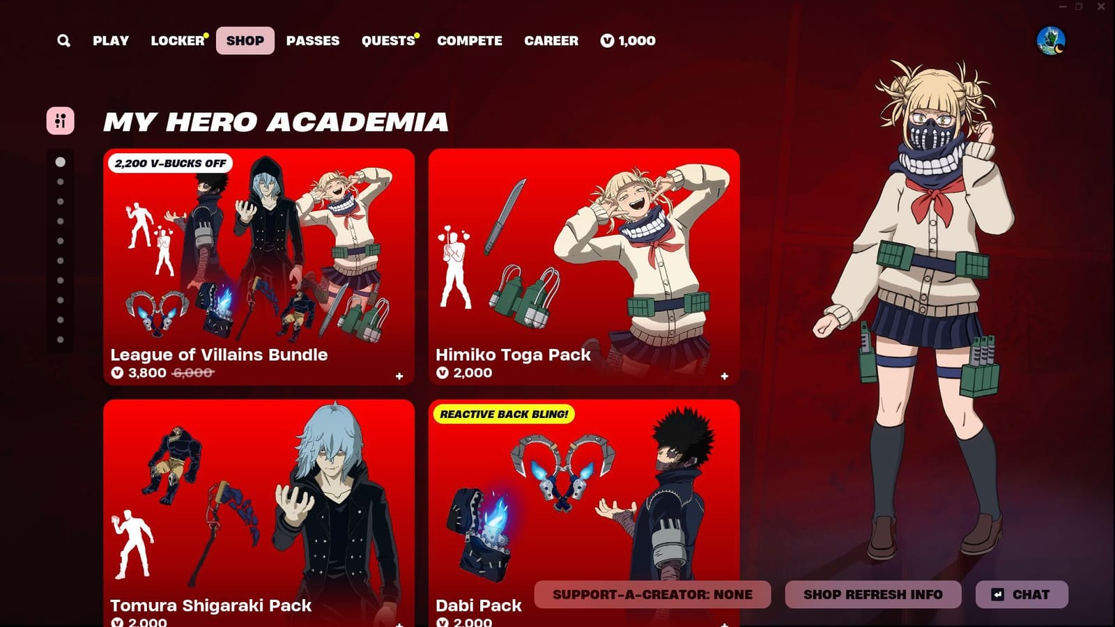 How to get Himiko Toga, Tomura Shigaraki, and Dabi (My Hero Academia ...