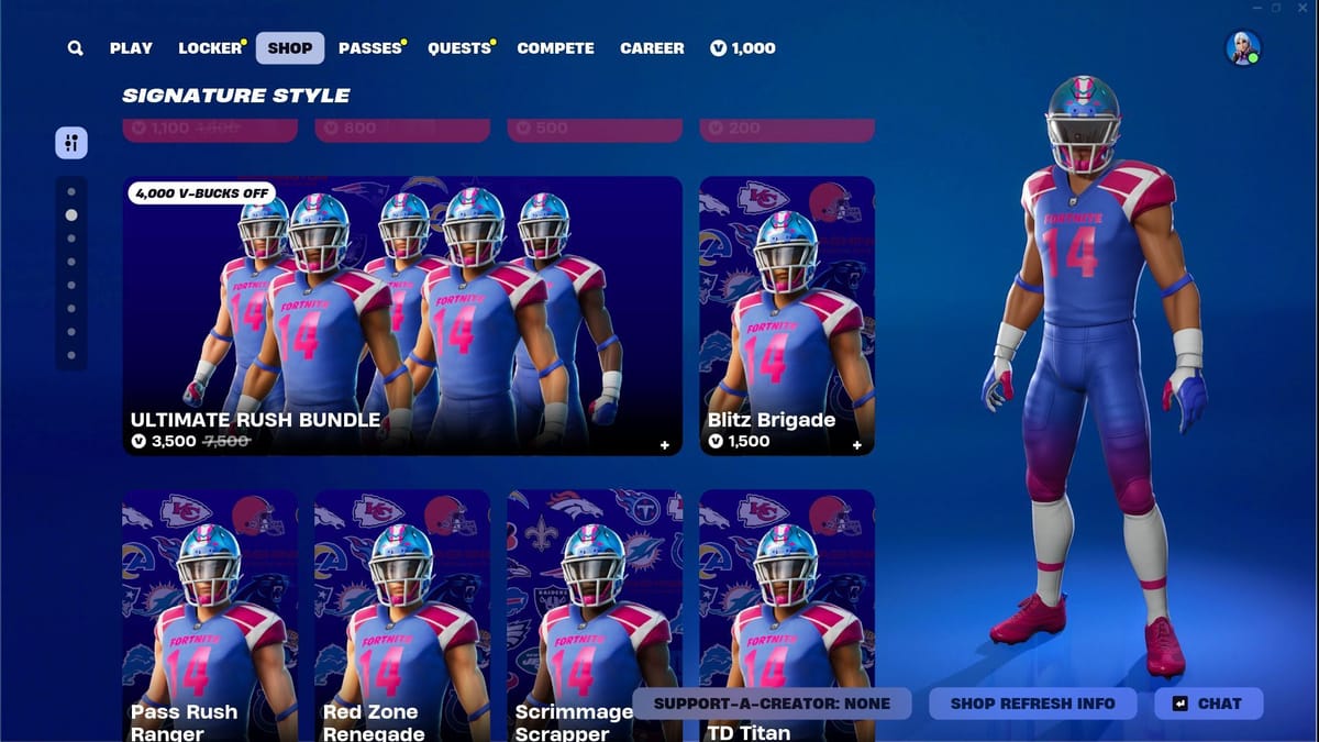 How to get Ultimate Rush Bundle in Fortnite