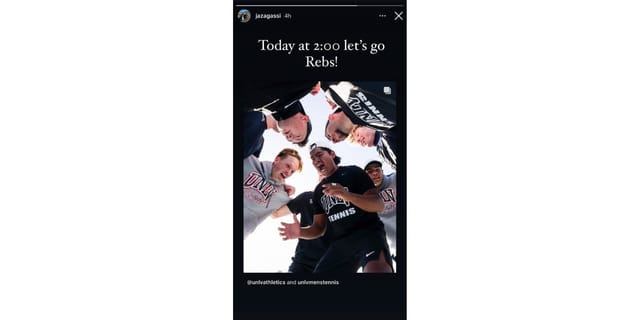 Andre Agassi and Steffi Graf's daughter Jaz continues to support UNLV's ...