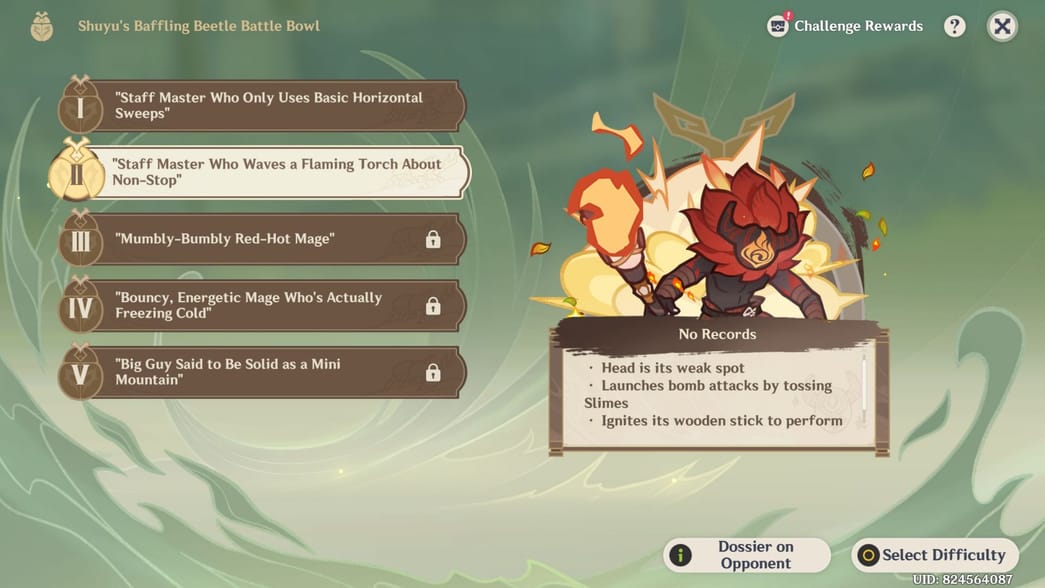 Genshin Impact Shuyu’s Baffling Beetle Battle Bowl event guide