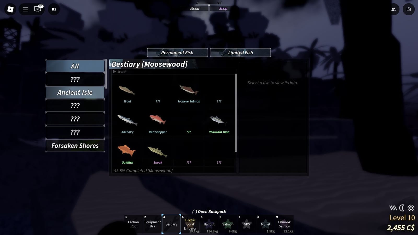 What is the rarest fish in Fisch?