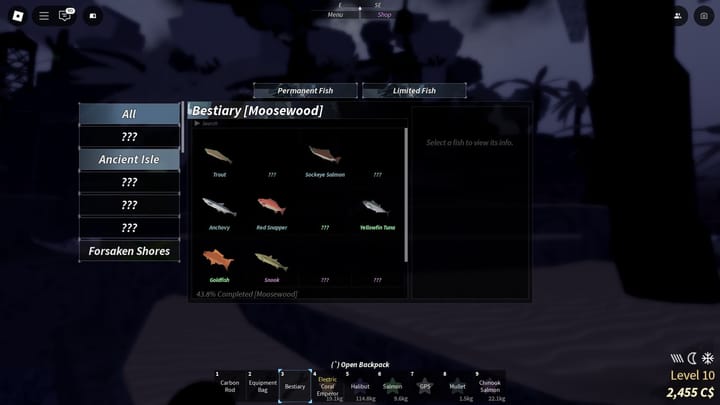 What is the rarest fish in Fisch?