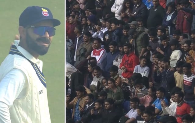 Massive crowds enter Arun Jaitley Stadium to watch Virat Kohli in Delhi ...
