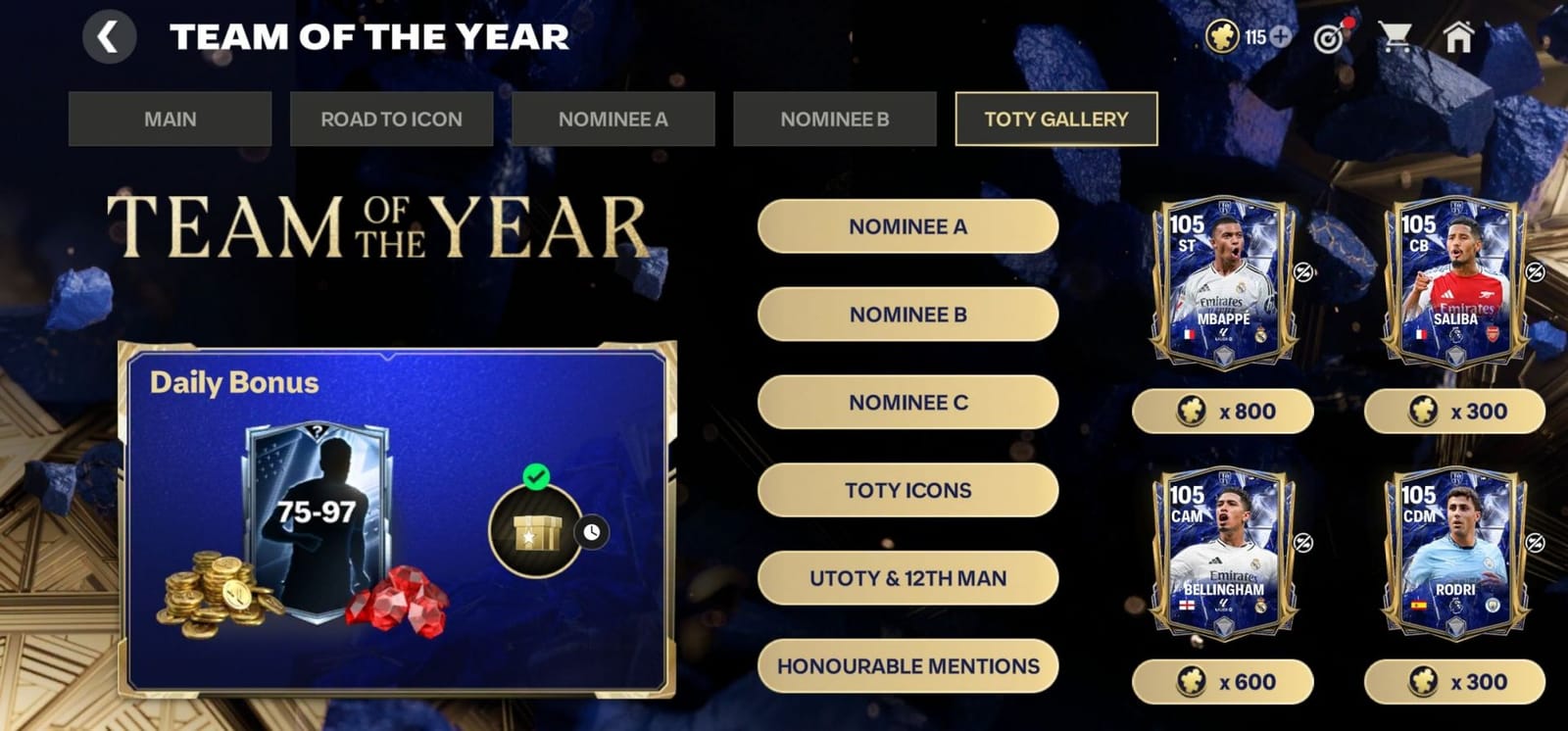 EA FC Mobile TOTY 2025: All Nominee B cards and how to claim them