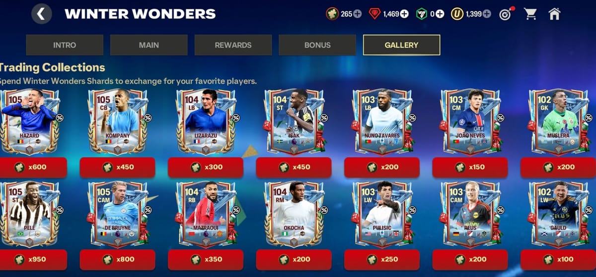 EA FC Mobile Winter Wonders: All Week 3 cards revealed in Trading ...