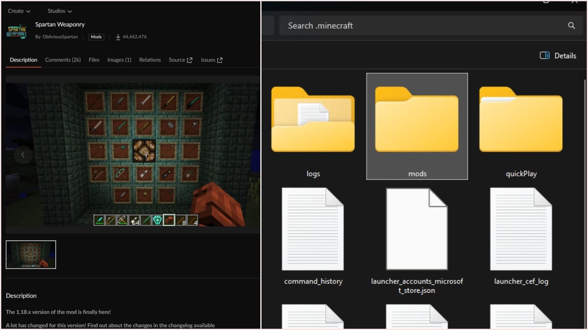 Minecraft Spartan Weaponry mod: Features, installation guide, and list of all weapons