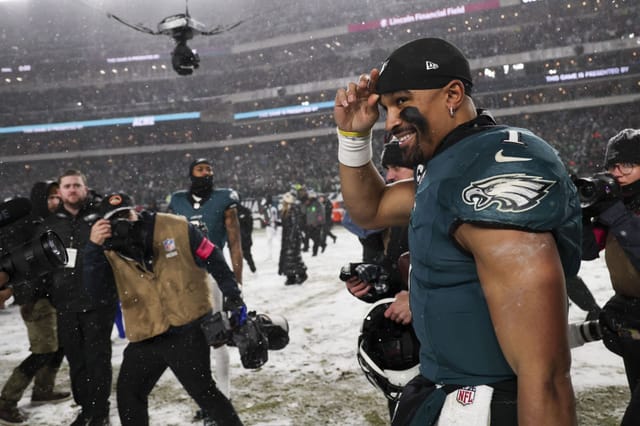 "OK Michael Jordan": Eagles fans hype Jalen Hurts as star QB arrives for NFC title clash vs ...