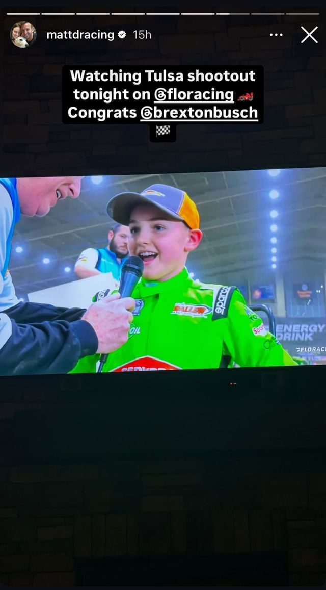 Brexton Busch receives big congratulations from NASCAR Xfinity star for ...