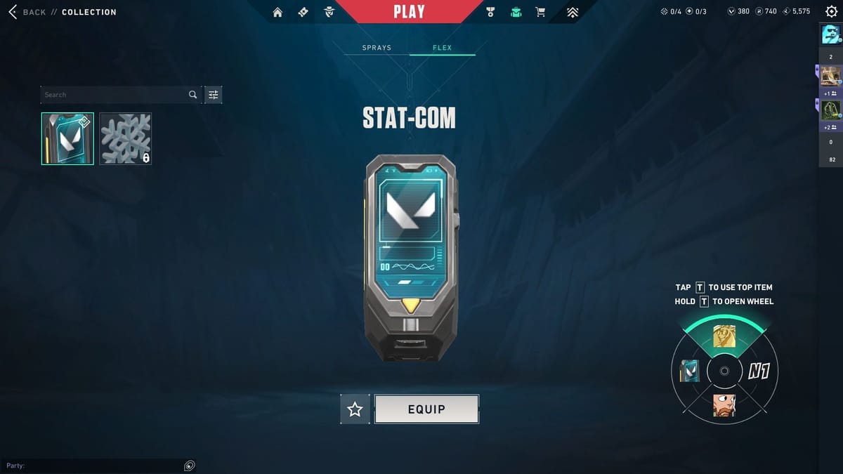 What is Flex in Valorant? How to equip and use new cosmetic explained