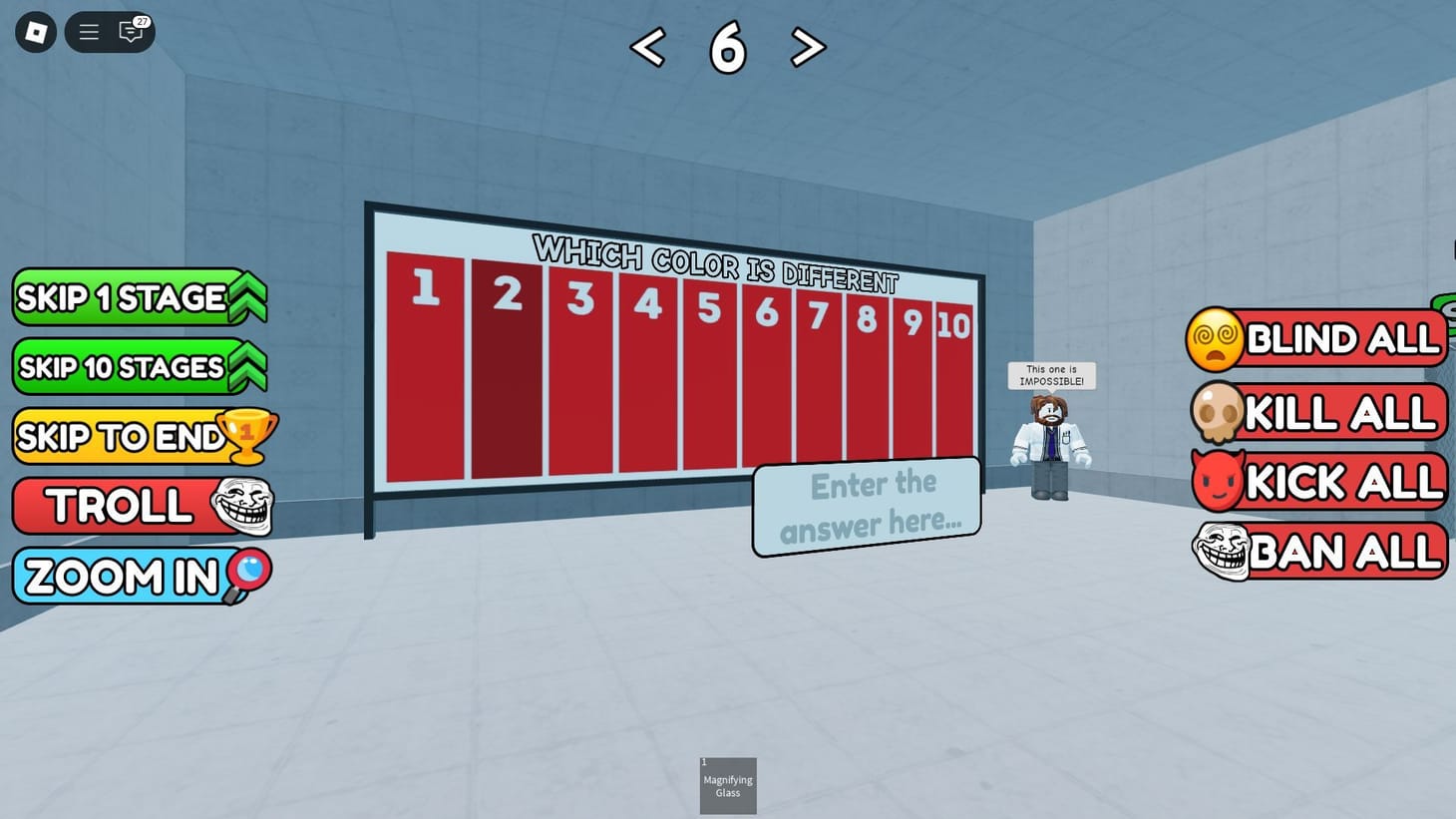 How to play Eye Test