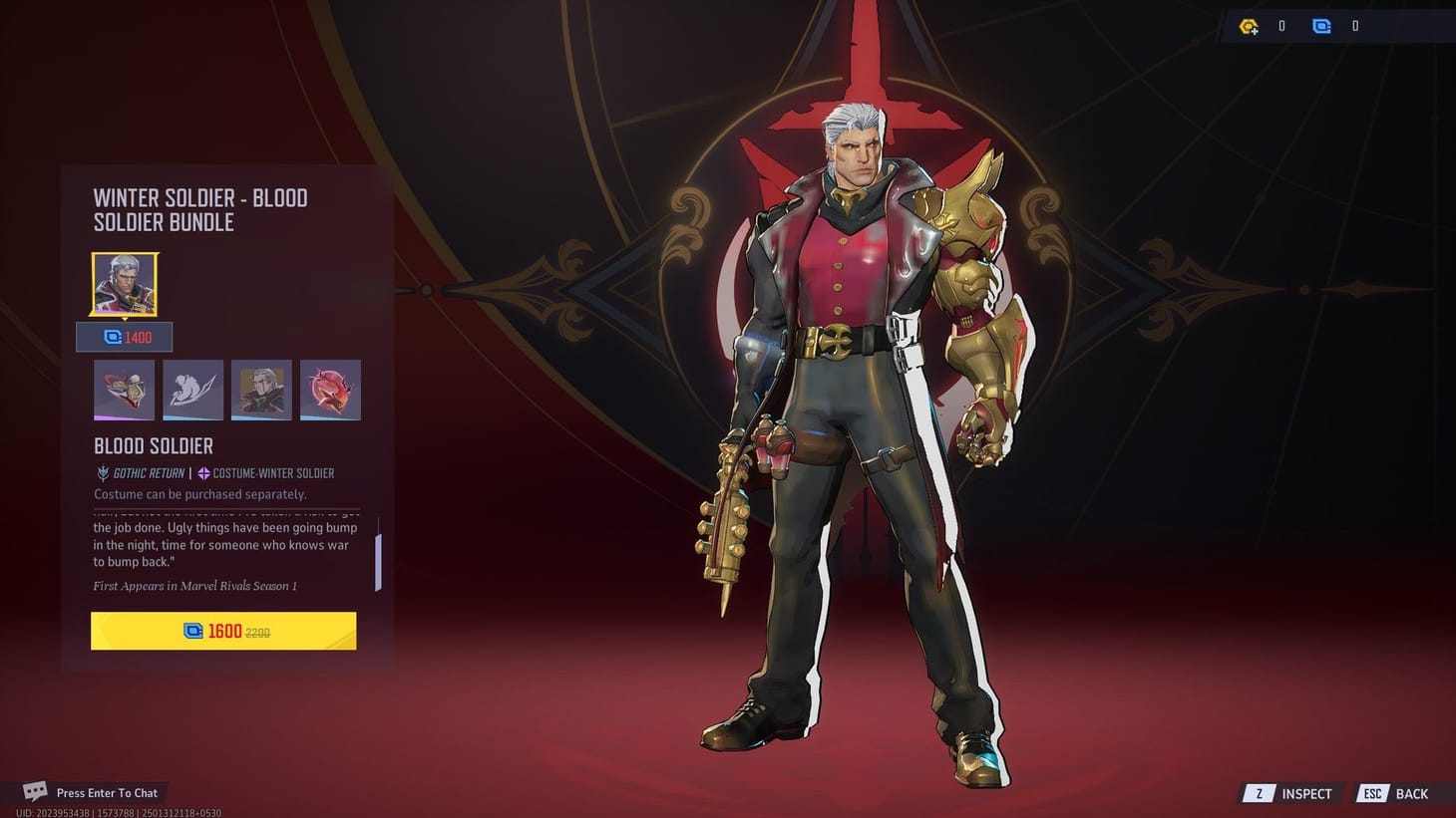 How to get Winter Soldier Blood Soldier skin in Marvel Rivals