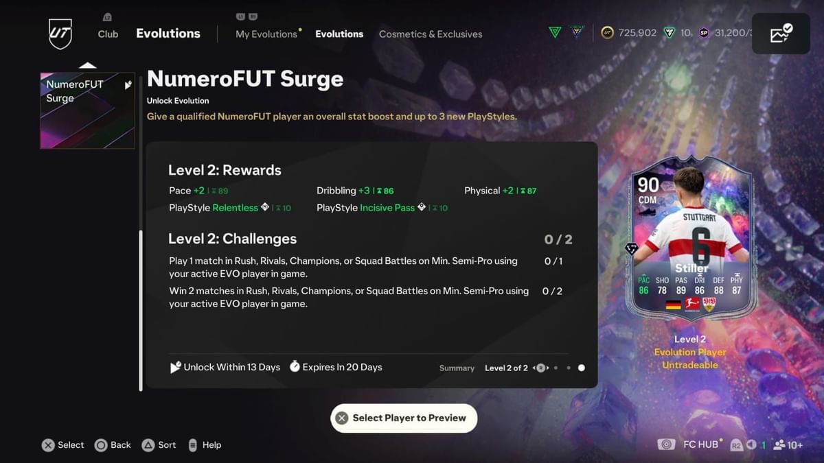 EA FC 25 NumeroFUT Surge Evolution guide: Best players to use, all upgrades, requirements, and more