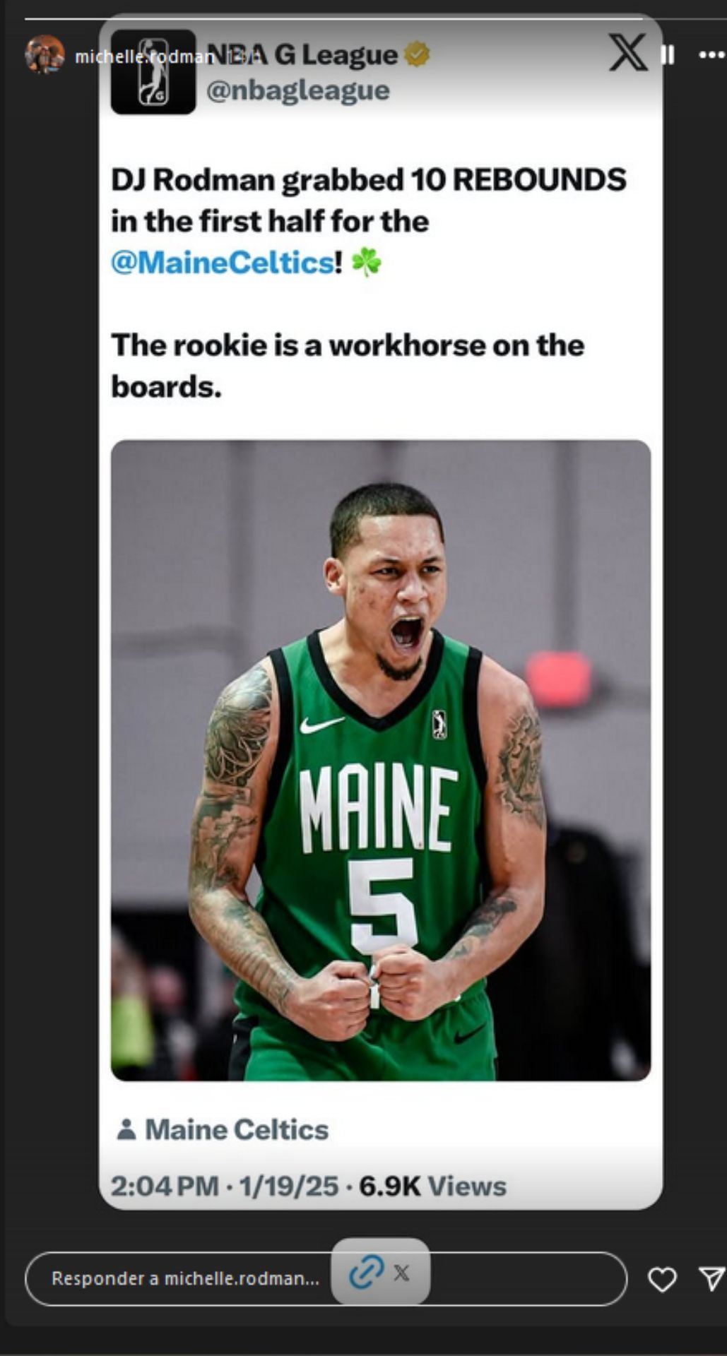 Dennis Rodman's ex-wife Michelle Rodman shares son DJ Rodman following ...