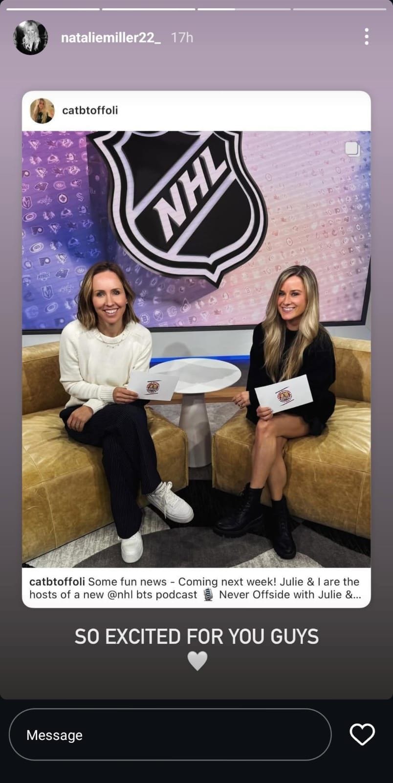 J.T. Miller's wife Natalie drops 5-word reaction to Julie Petry and Cat ...