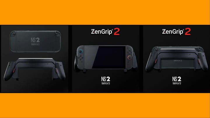 ZenGrip 2: Nintendo Switch 2 third-party grip accessory announced, pre ...