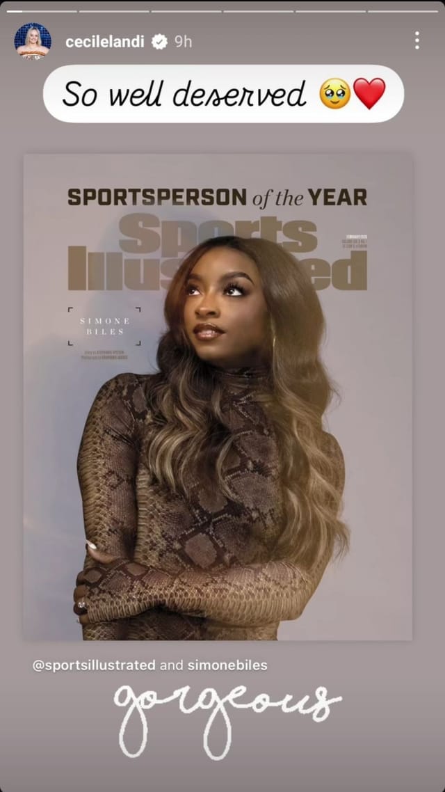 Simone Biles' former coach Cecile Landi drops three-word reaction as ...