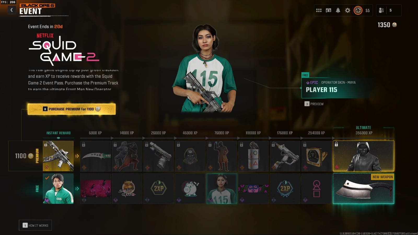 How to get the Player 115 Operator skin for free in Black Ops 6 and Warzone