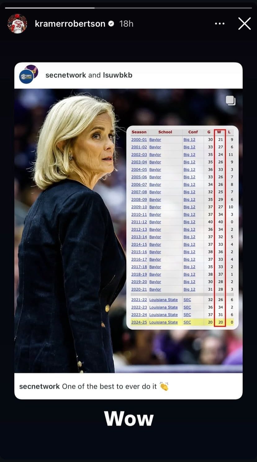 Kim Mulkey: Kim Mulkey’s son Kramer Robertson reacts to LSU coach ...