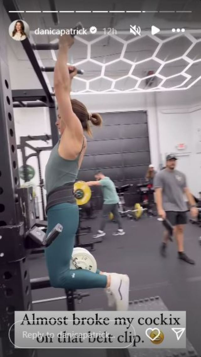 “Almost broke my coccyx”: Danica Patrick demonstrates her intense upper ...