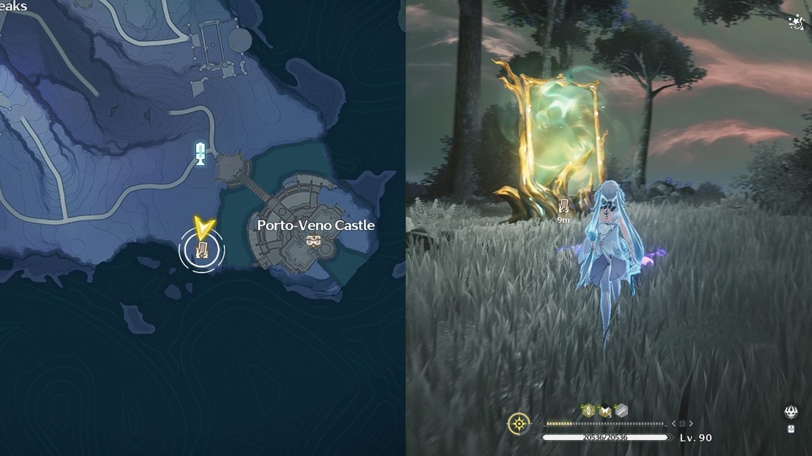 Wuthering Waves Thessaleo Falls Overflowing Palette locations guide