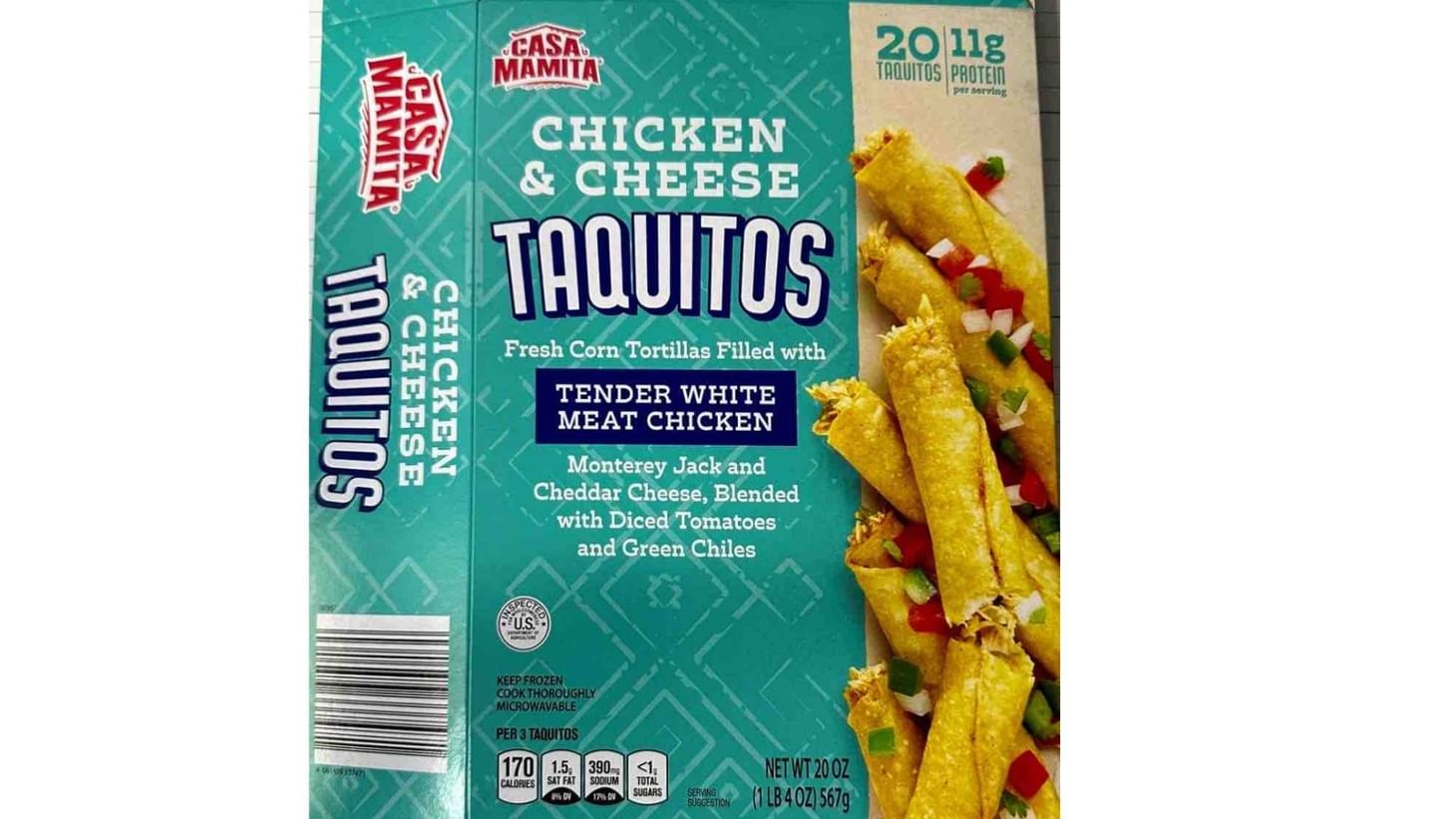 Aldi recalls over 24,000 pounds of frozen Casa Mamita chicken & cheese ...