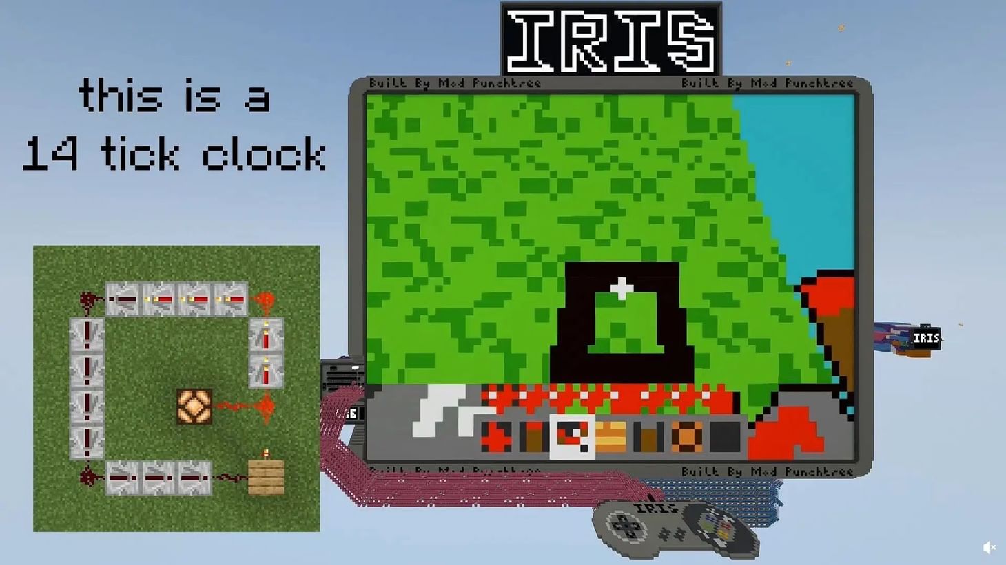 Minecraft player creates a working slot machine using honey blocks