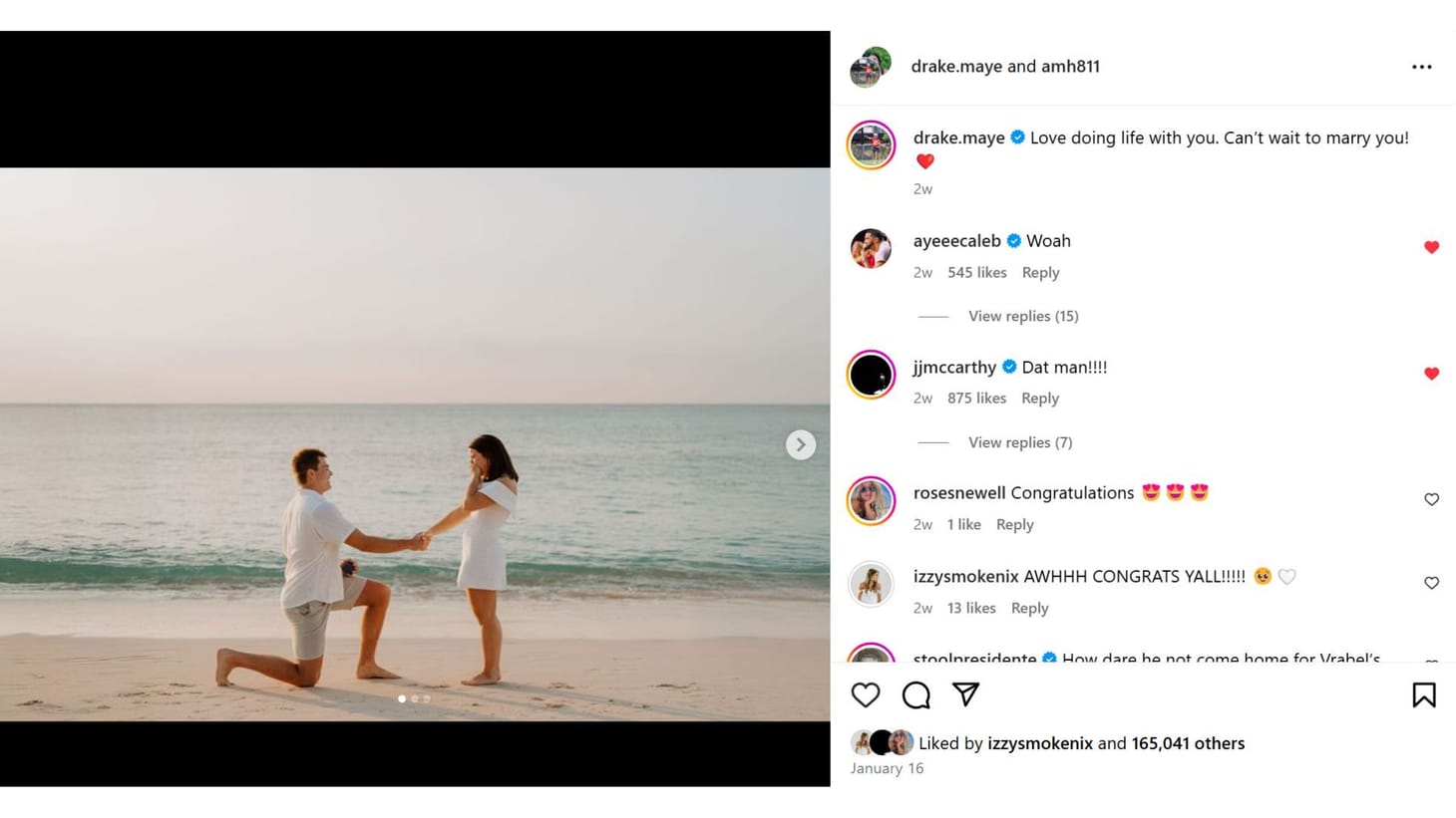 IN PHOTOS: Drake Maye's fiancée Ann Michael Hudson celebrates promising ...