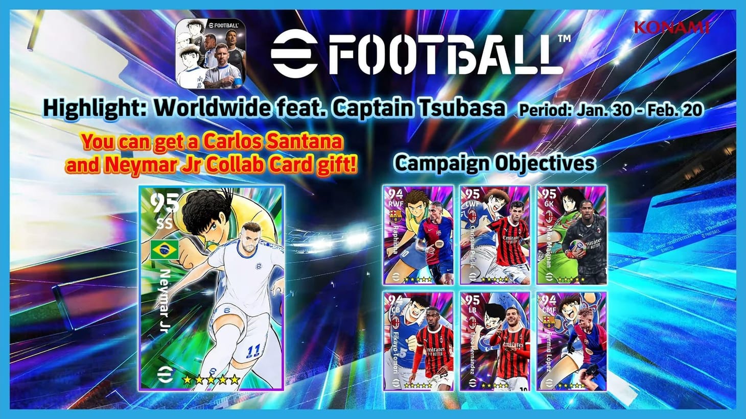 eFootball x Captain Tsubasa Collaboration Campaign Volume 2: New characters, rewards, and events
