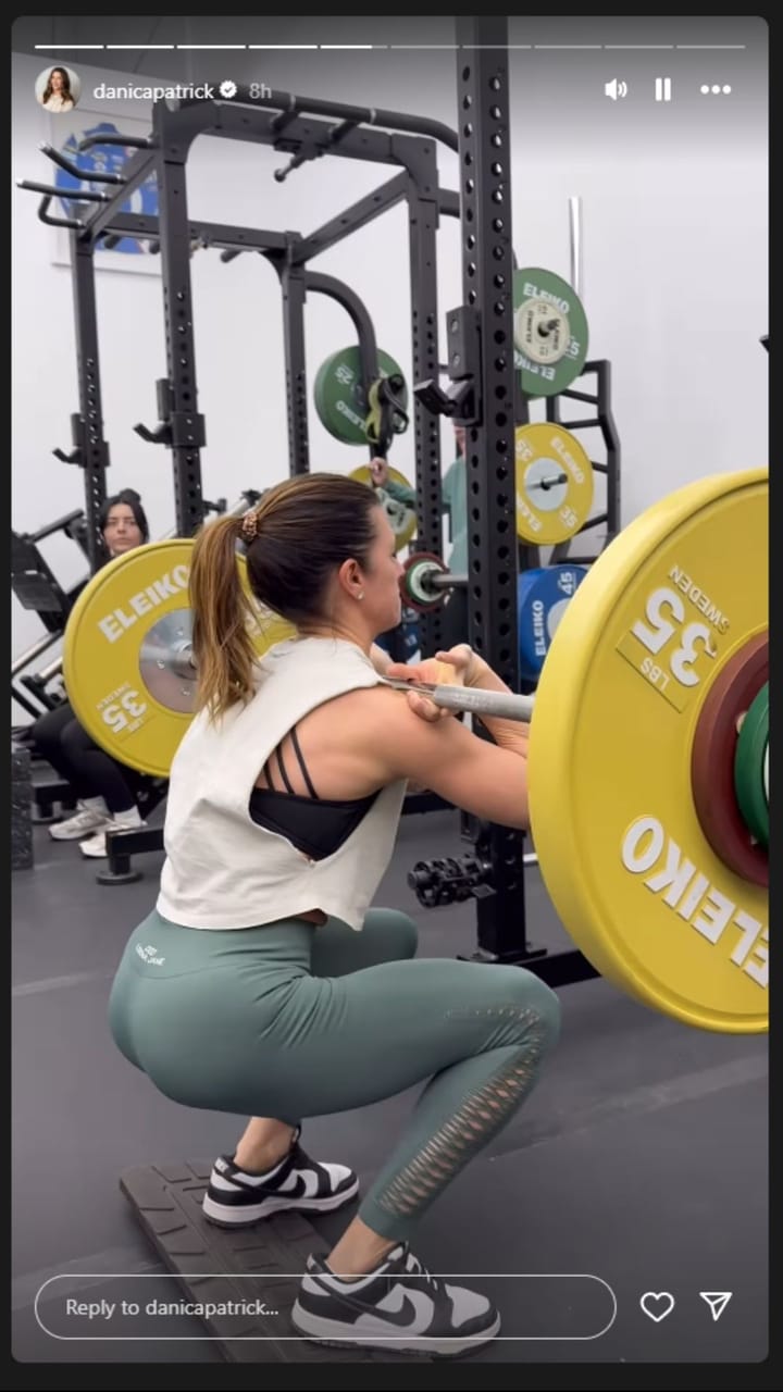 Danica Patrick shares glimpses of her intense lower-body workout ...