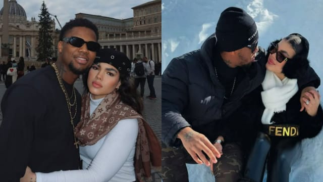 Ronald Acuna Jr.'s wife Maria Laborde turns up glamor in sleek black ...