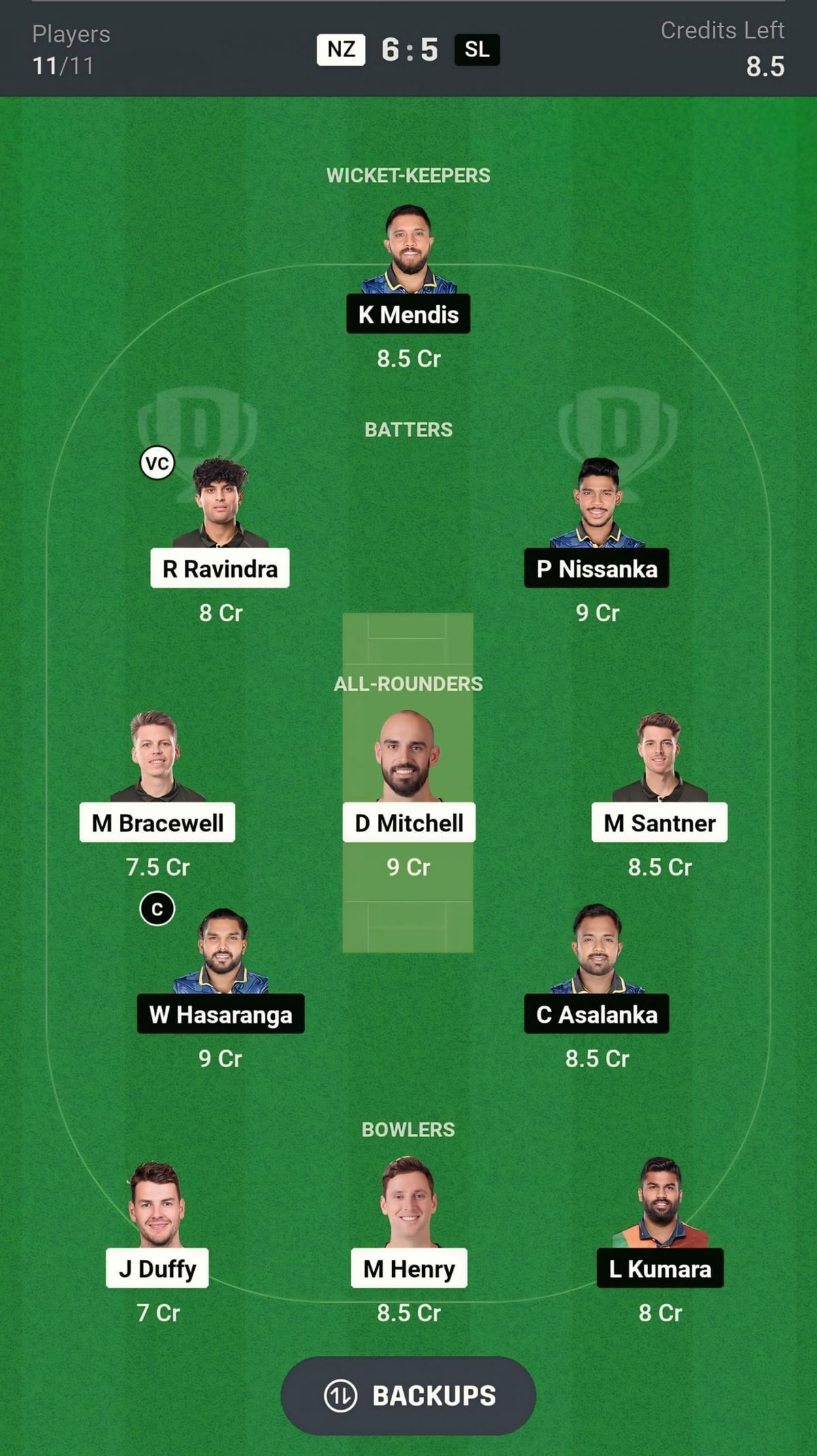 Dream11: SL vs NZ Dream11 Prediction: Fantasy Cricket Tips, Today's Playing 11 and Pitch Report ...