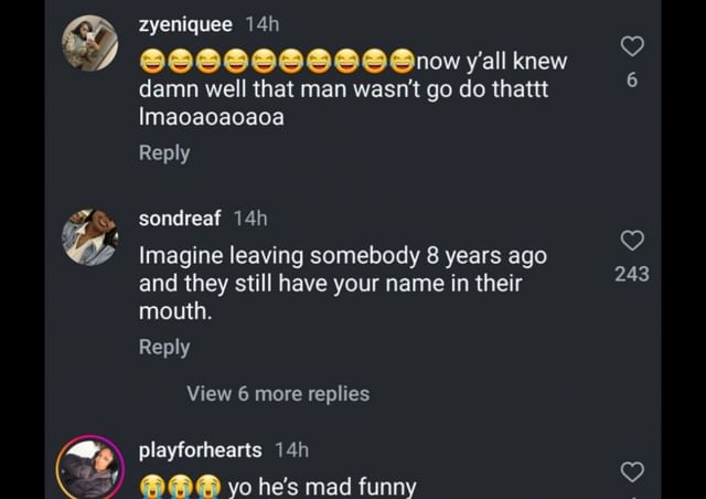 "Imagine if he put this much energy in being in his kids life ...