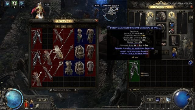 Path of Exile 2: All weapon bases with implicit affixes