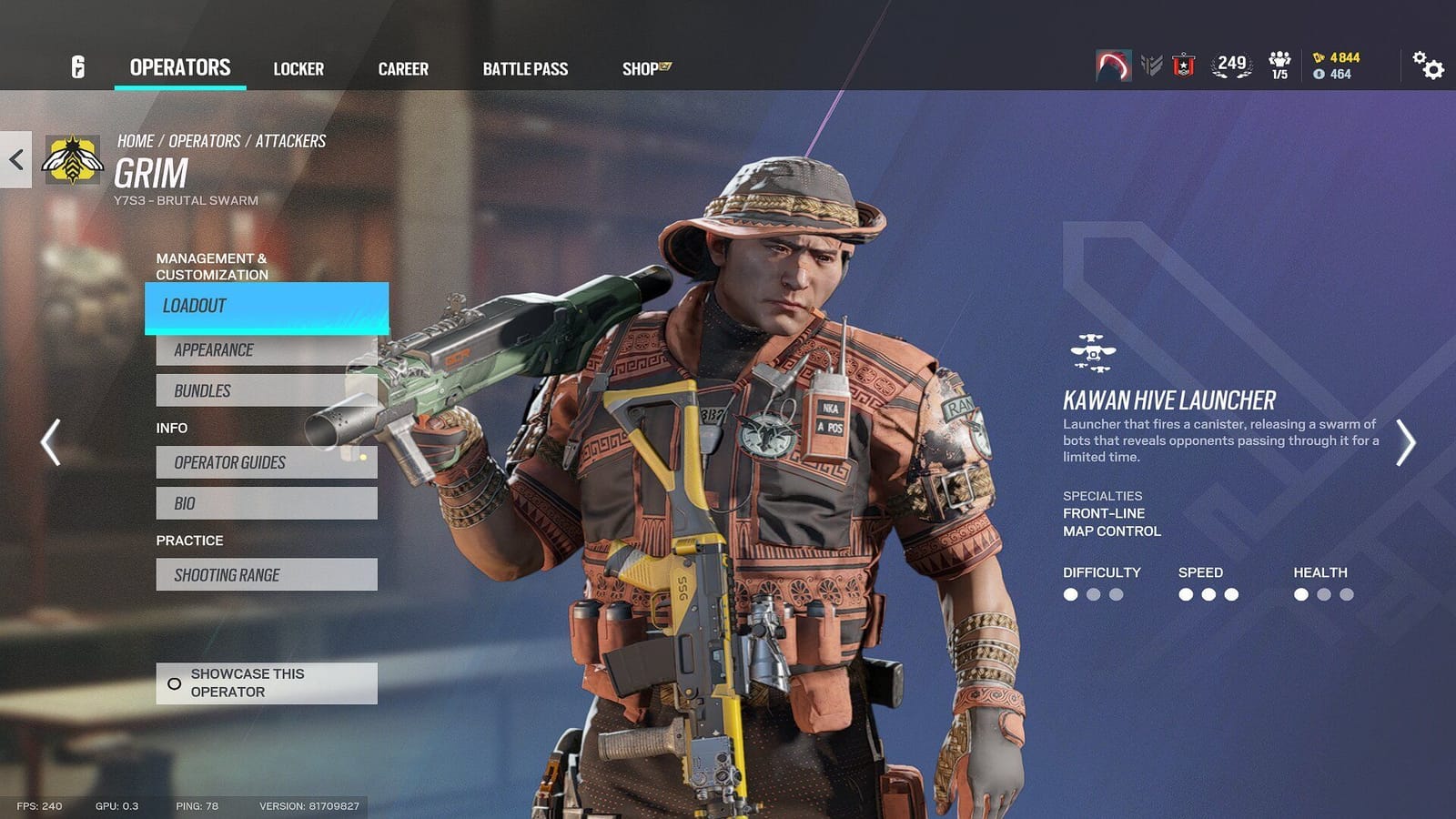 Best Grim loadout in Rainbow Six Siege