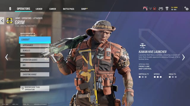 Best Grim loadout in Rainbow Six Siege