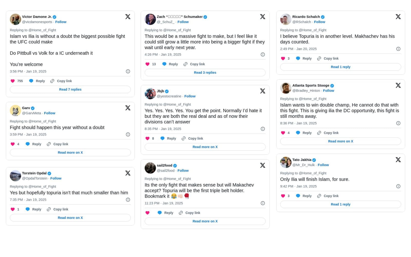 Islam Makhachev vs. Ilia Topuria: UFC fans debate over potential Islam ...